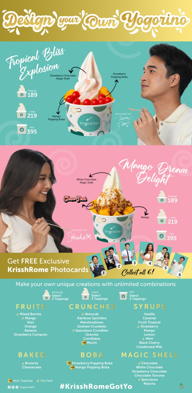 KrisshRome designs two new frozen yogurt flavors as part of “Design ...